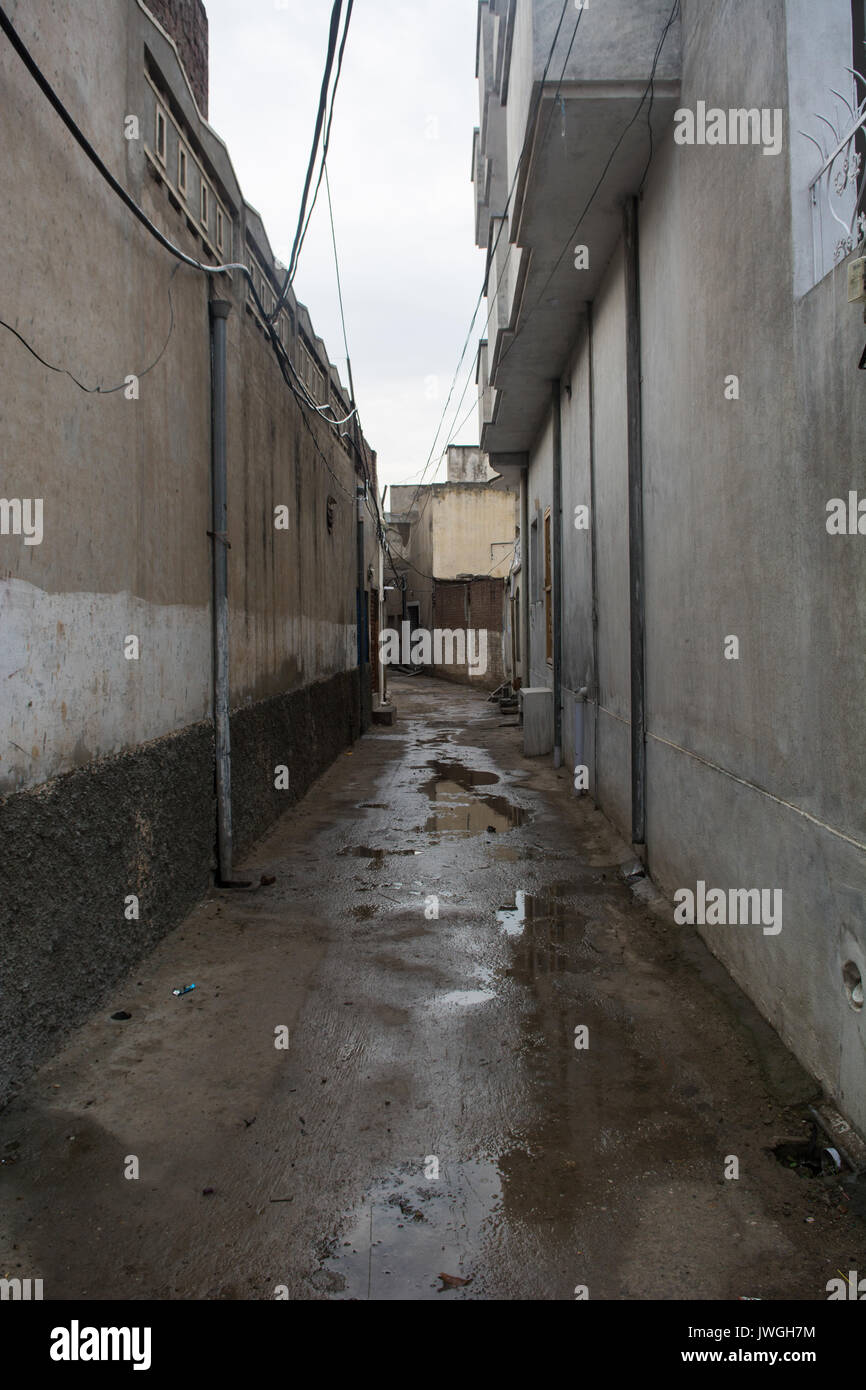 Empty street in kharian village Punjab Pakistan Stock Photo - Alamy