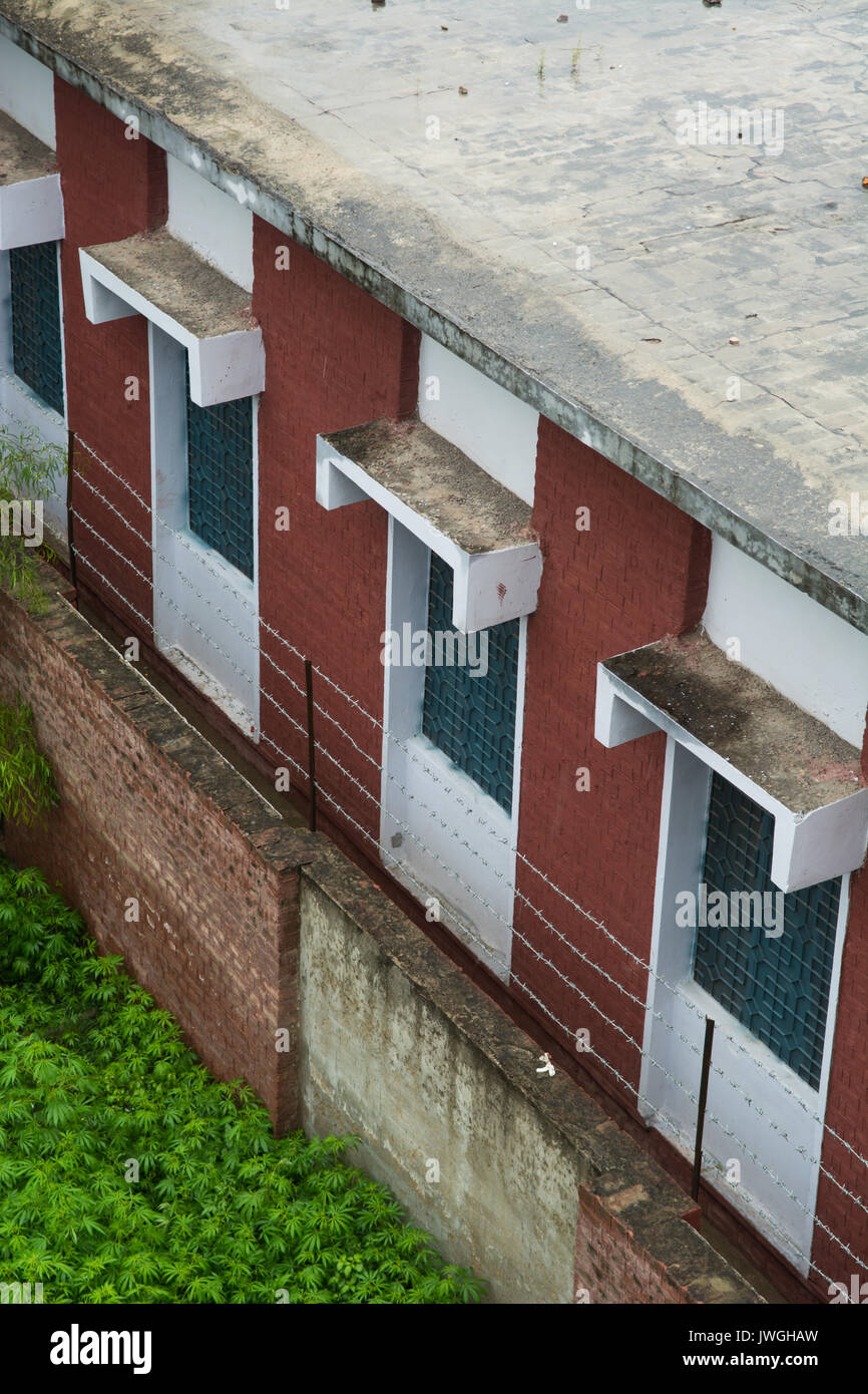 High angle view of building exteriors Kharian village Pakistan Stock ...