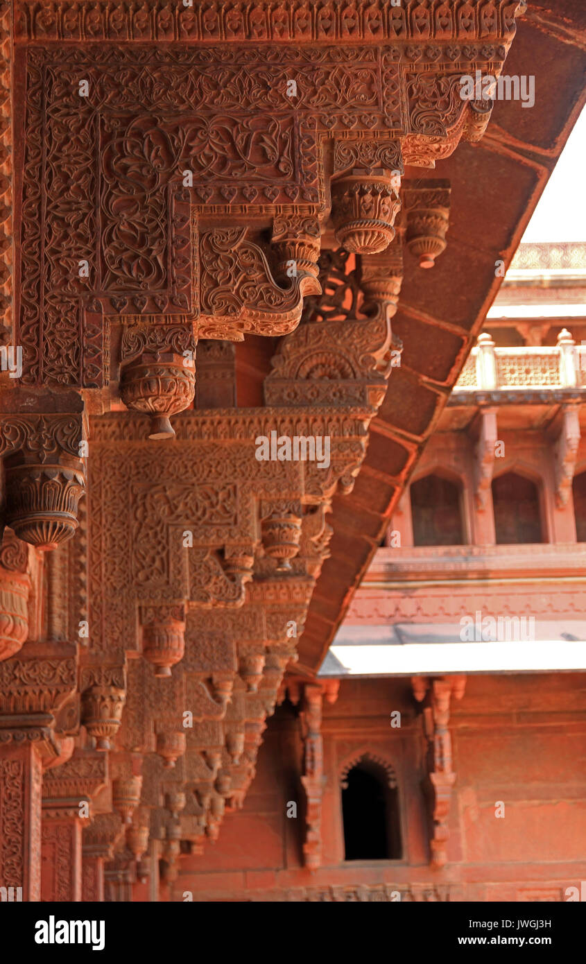 Palace of Colors in Red Fort, Agra, Delhi, India Stock Photo - Alamy
