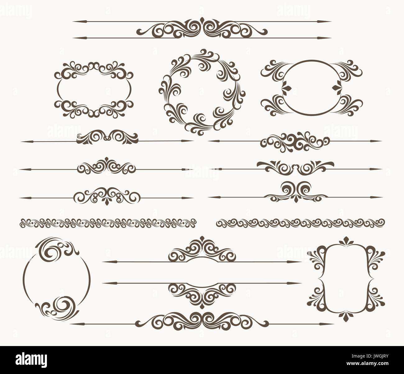 Filigree vector hi-res stock photography and images - Alamy