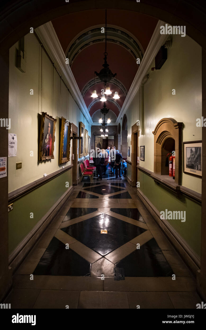 The wonderfully ornate Bradford City Hall, Bradford West Yorkshire ...