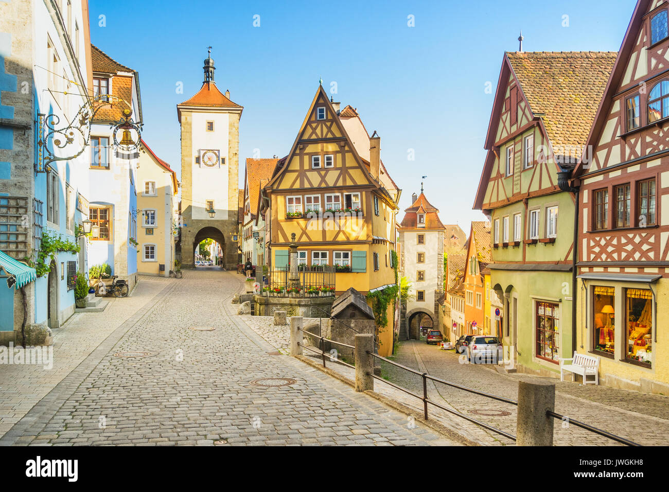 Old Town of Rothenburg ob der Tauber, Germany Stock Photo - Alamy