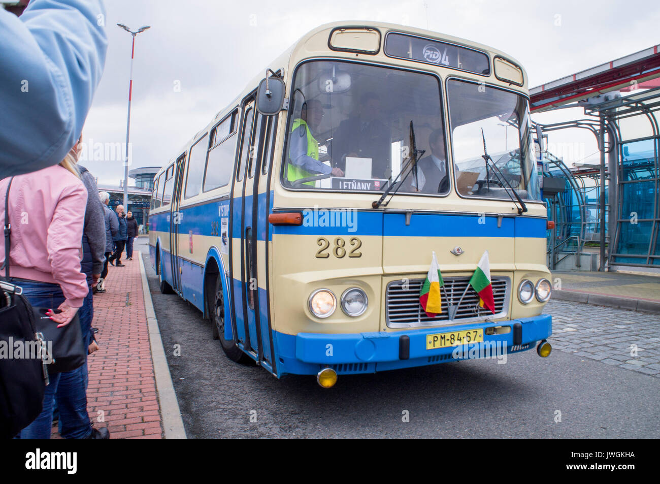 Karosa SL 11 bus,25th anniversary of ROPID Stock Photo - Alamy
