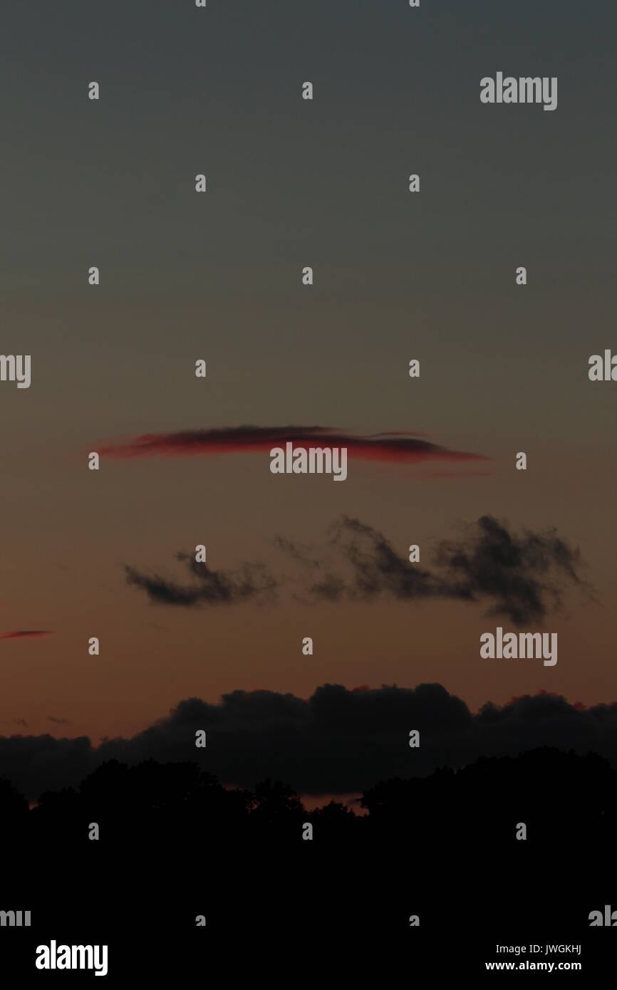 Cloud at nightfall Stock Photo - Alamy