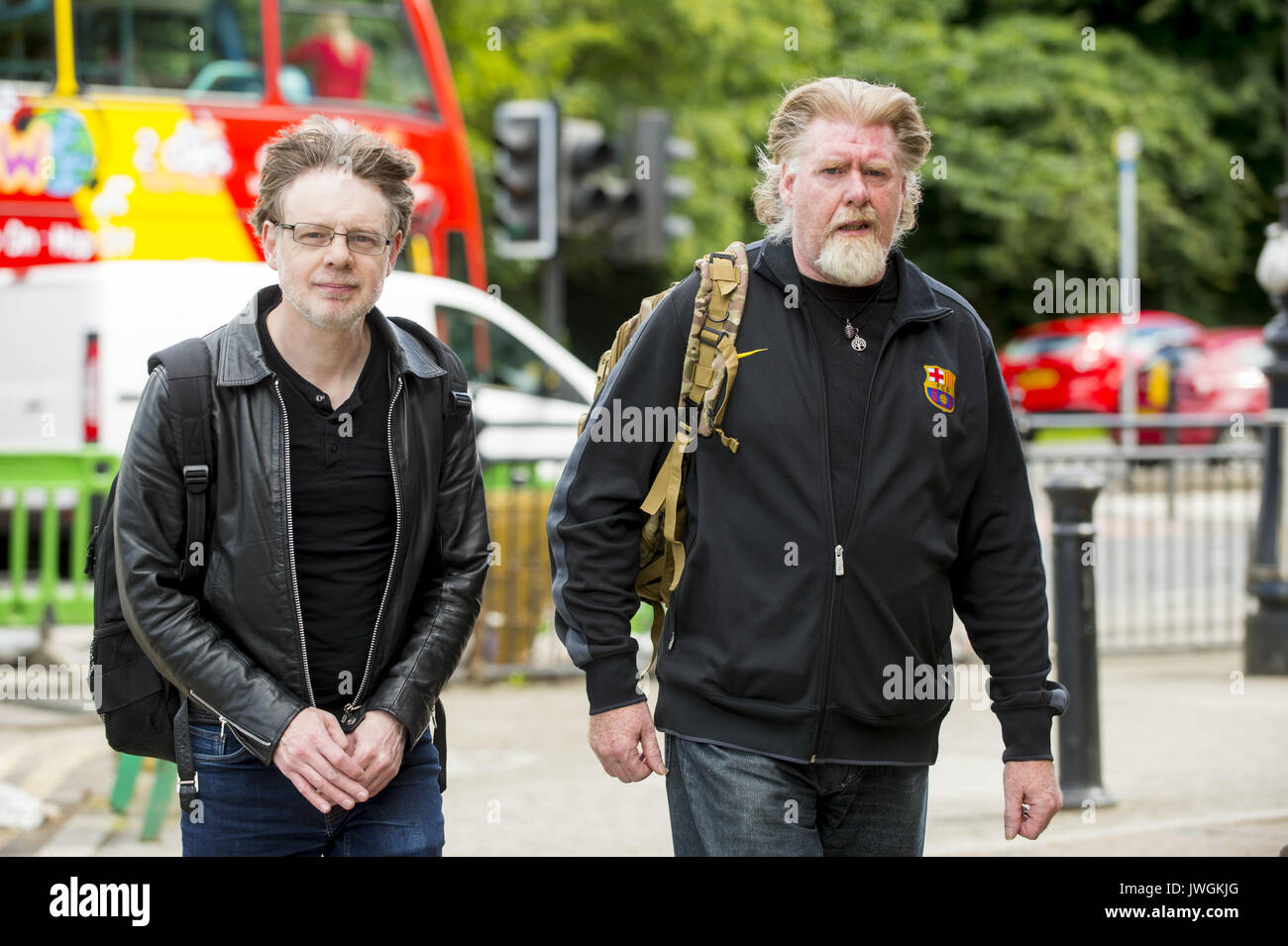 Bearded hopefuls attend an open casting call at Kevinhall for a feature ...