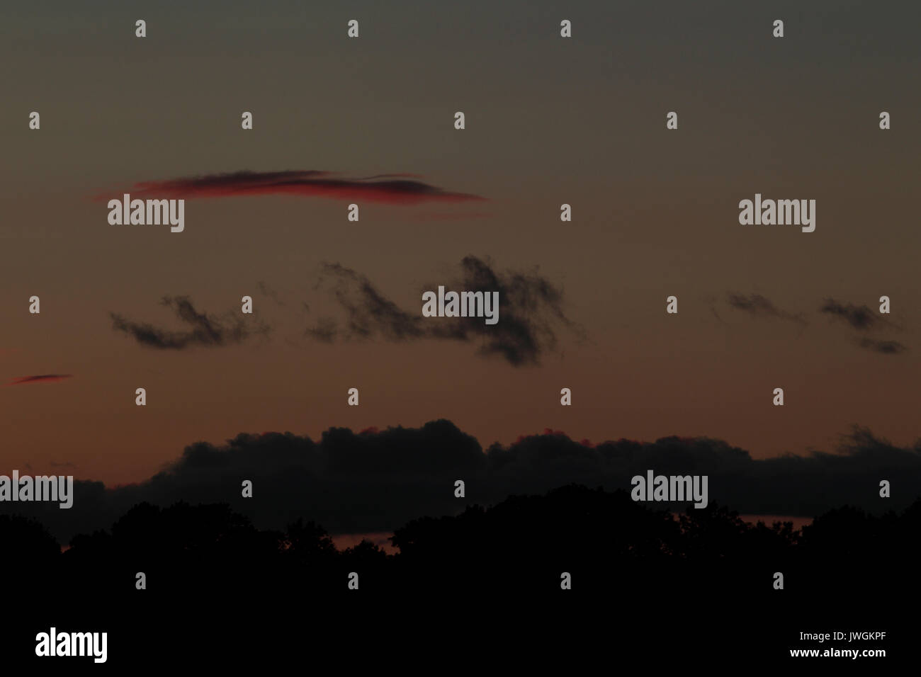 Cloud at nightfall Stock Photo - Alamy