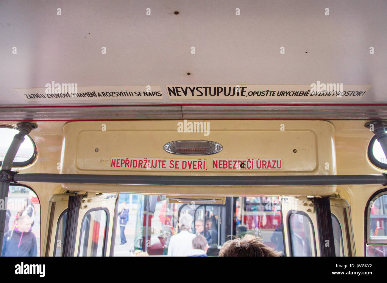Karosa SM 11 bus,25th anniversary of ROPID Stock Photo - Alamy