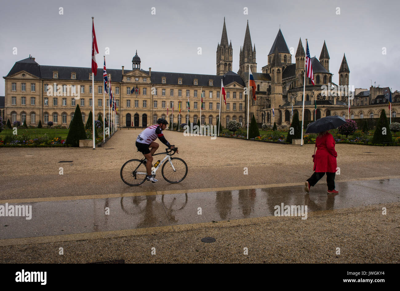Caen, Normandy, France. The Abbaye aux Hommes ( Abbey for Men ), St ...