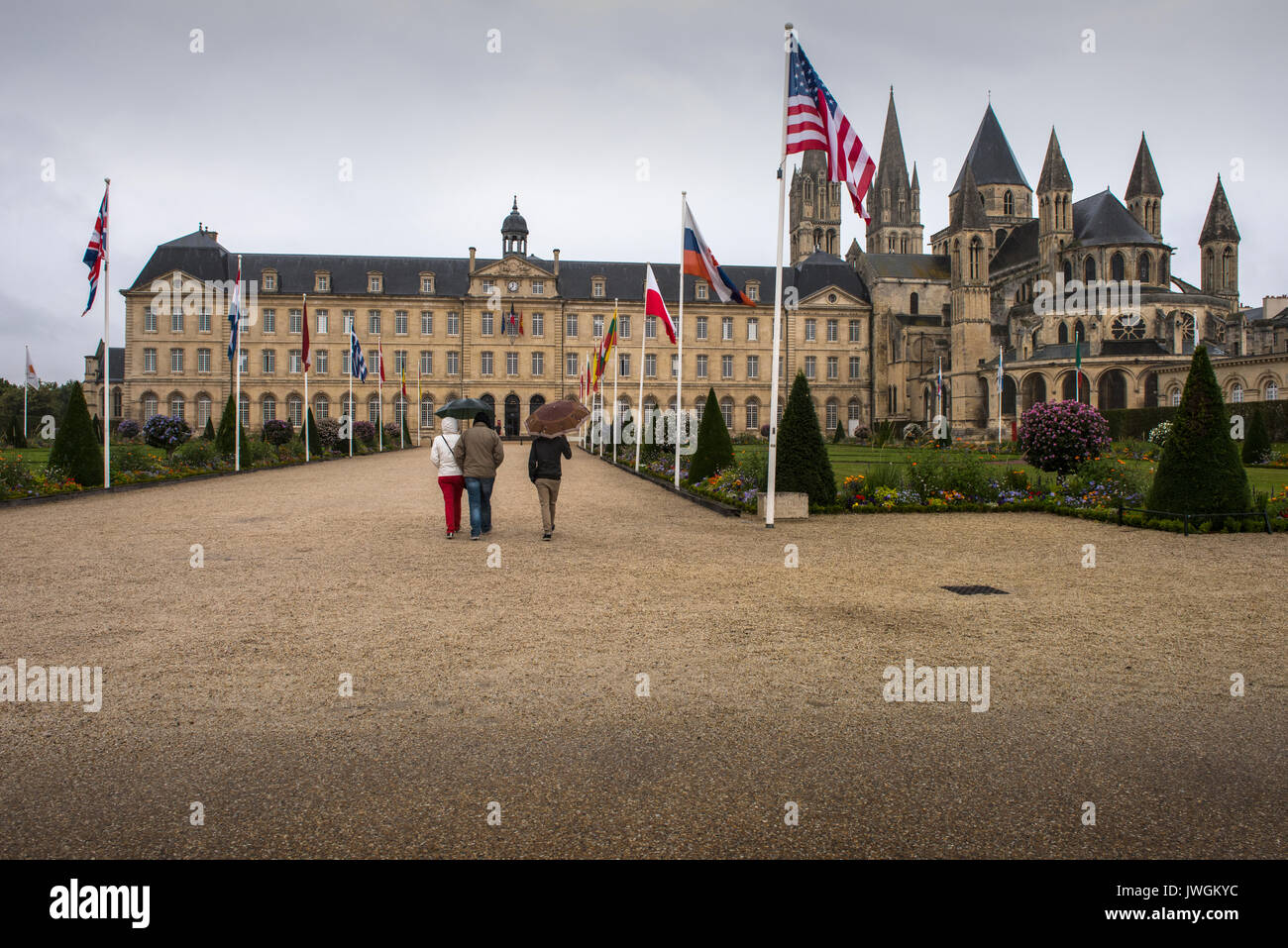 Caen normandy abbaye hi-res stock photography and images - Alamy