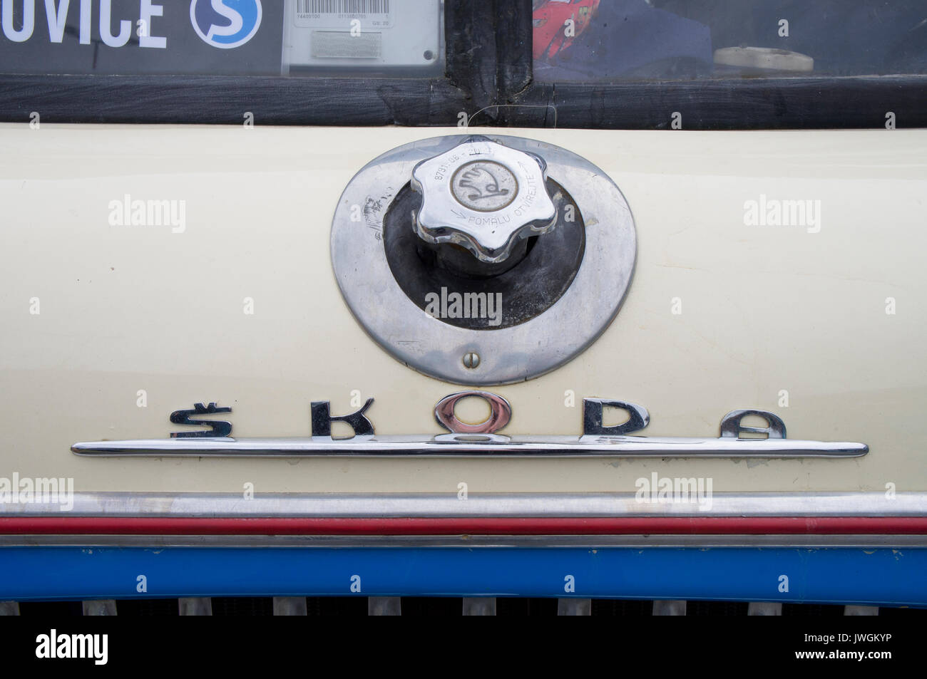 Karosa NO 80 bus trailer,Skoda,25th anniversary of ROPID Stock Photo ...