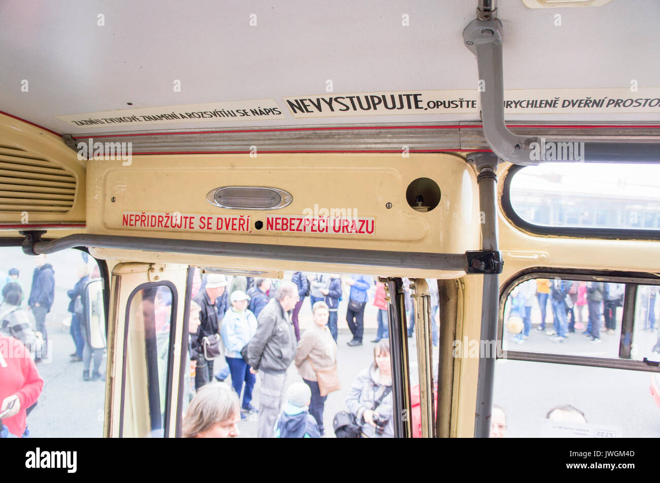 Karosa SM 11 bus,25th anniversary of ROPID Stock Photo - Alamy