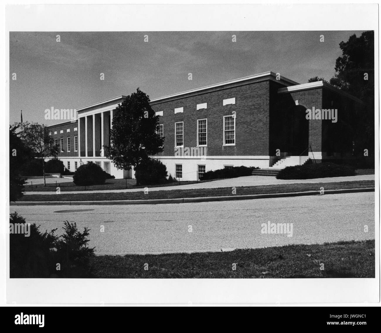 Buildings General, Homewood MSE Library exterior, 1990 Stock Photo - Alamy
