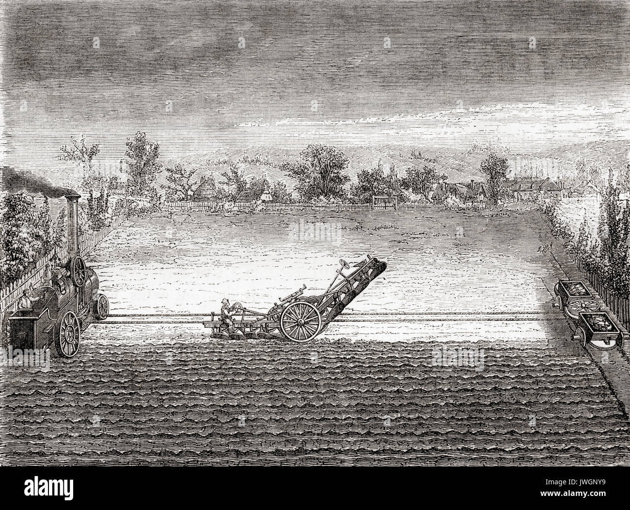 Steam plough hi-res stock photography and images - Alamy