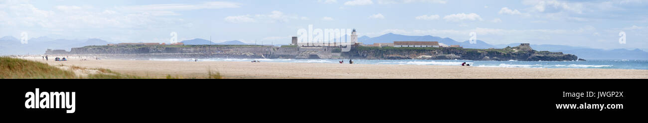 Tarifa: the lighthouse of Punta de Tarifa the southernmost point of the ...