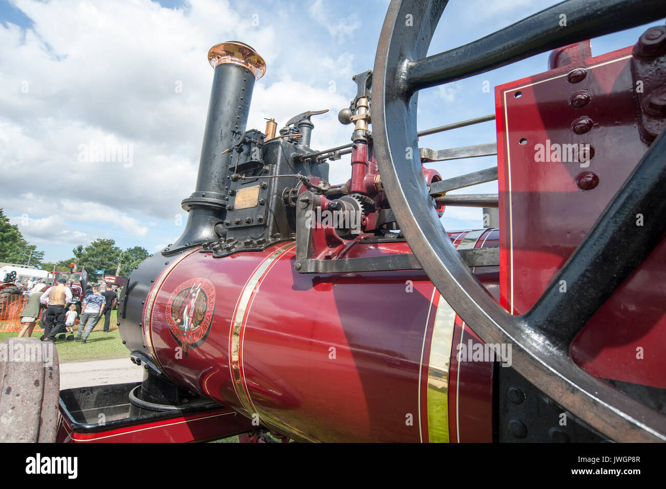Traction Engines in the warm summer sunshine at the Driffield Steam and ...