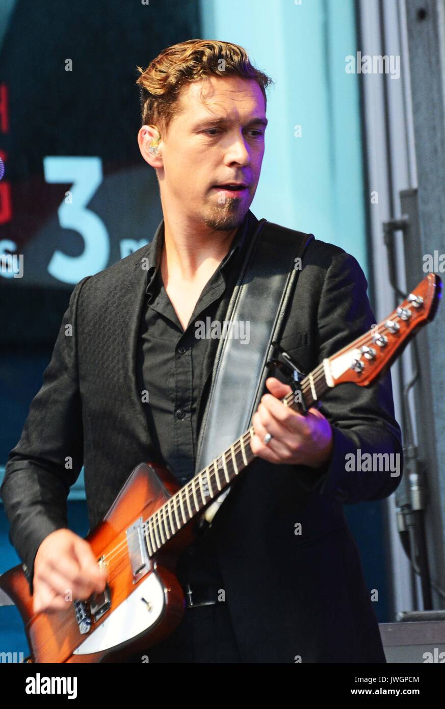 Hanson at the Fox Concert Series NYC Featuring: Isaac Hanson Where: NYC ...