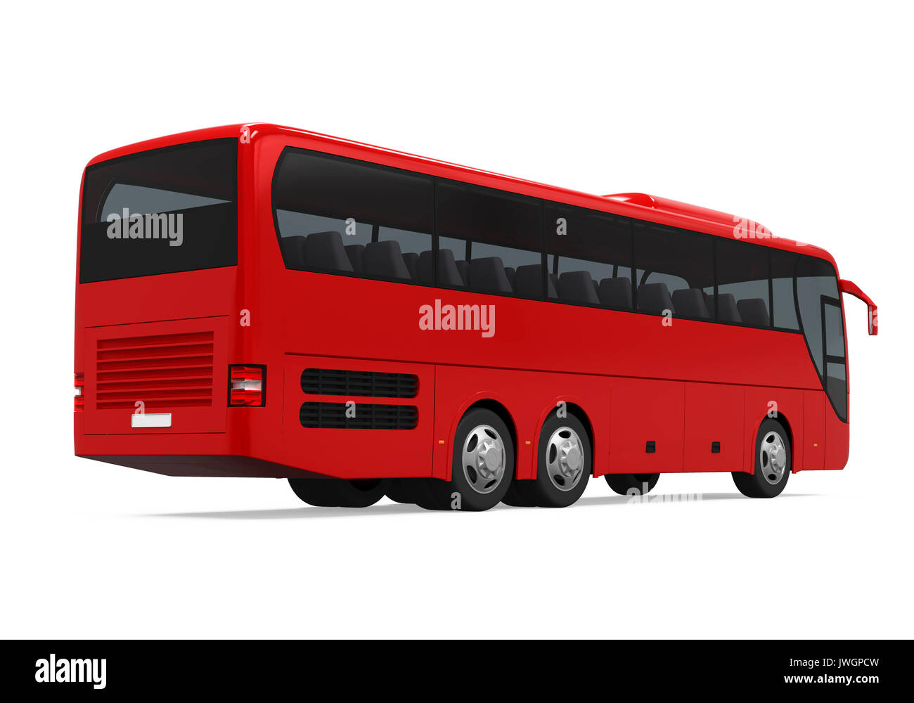 Coach Bus Isolated Stock Photo - Alamy