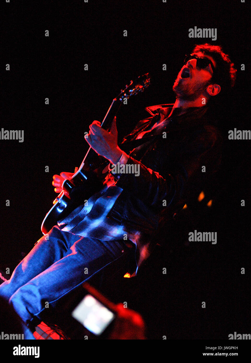 David Macklovitch aka Dave 1 Chromeo performing 2007 Neighborhood Music ...