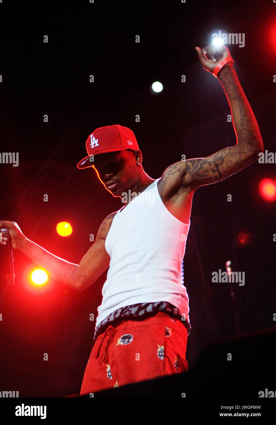 YG performs 2010 Power 106 Powerhouse concert Honda Center June 19,2010 ...