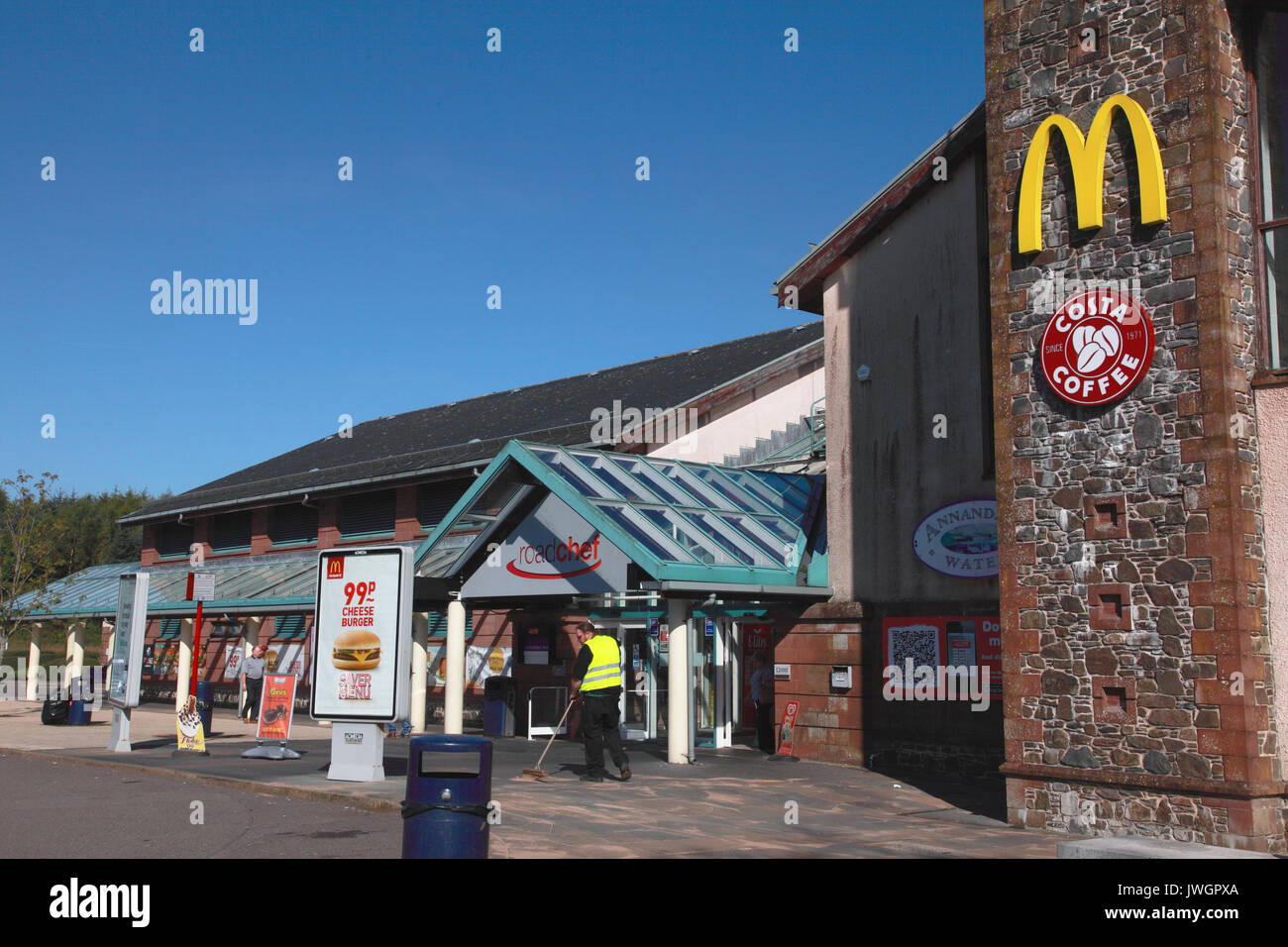 Annandale Water motorway service station at J16 on the A74(M) near ...