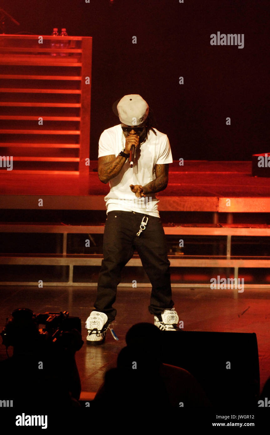 Rapper Dwayne Michael Carter,Jr. aka Lil Wayne performs America's Most ...