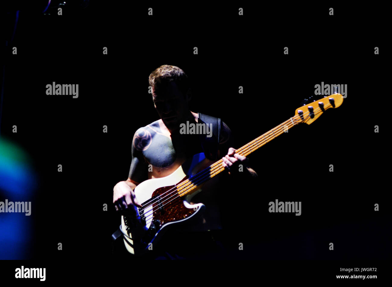 Tim Commerford Rage Against Machine performs 2007 Rock Bells Festival ...