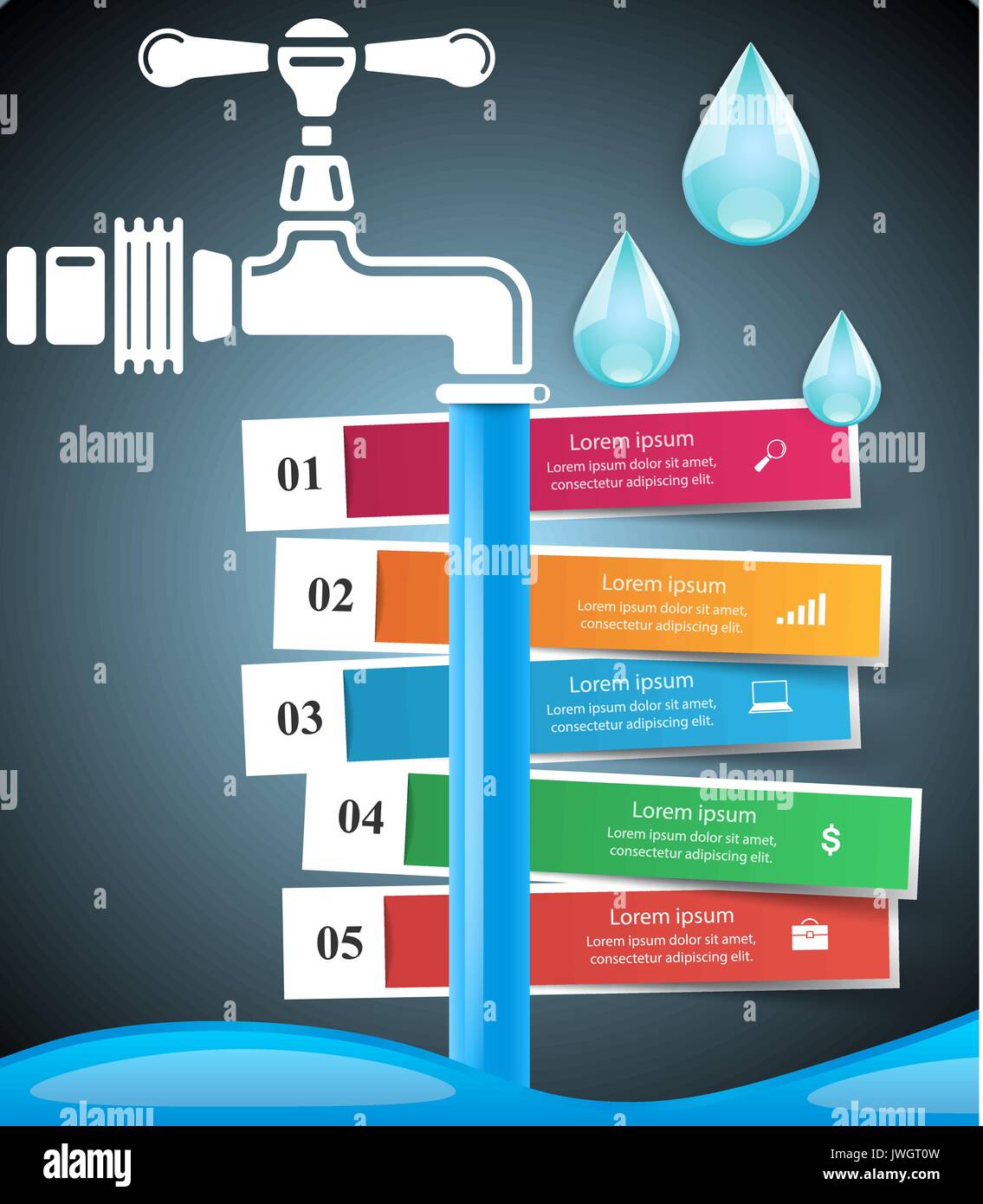 Tap icon. Business Infographics Stock Vector Image & Art - Alamy