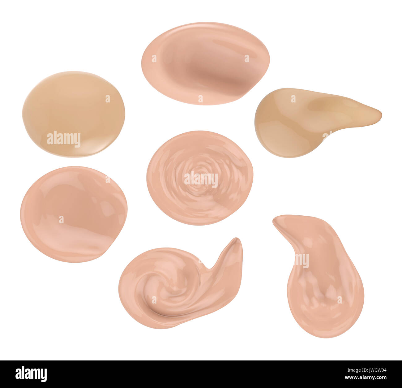 3d rendering shades foundation hi-res stock photography and images - Alamy