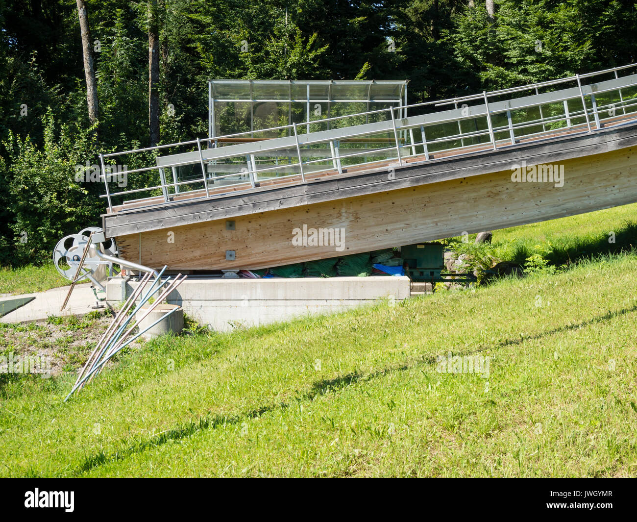 Ski jump ramp hi-res stock photography and images - Alamy