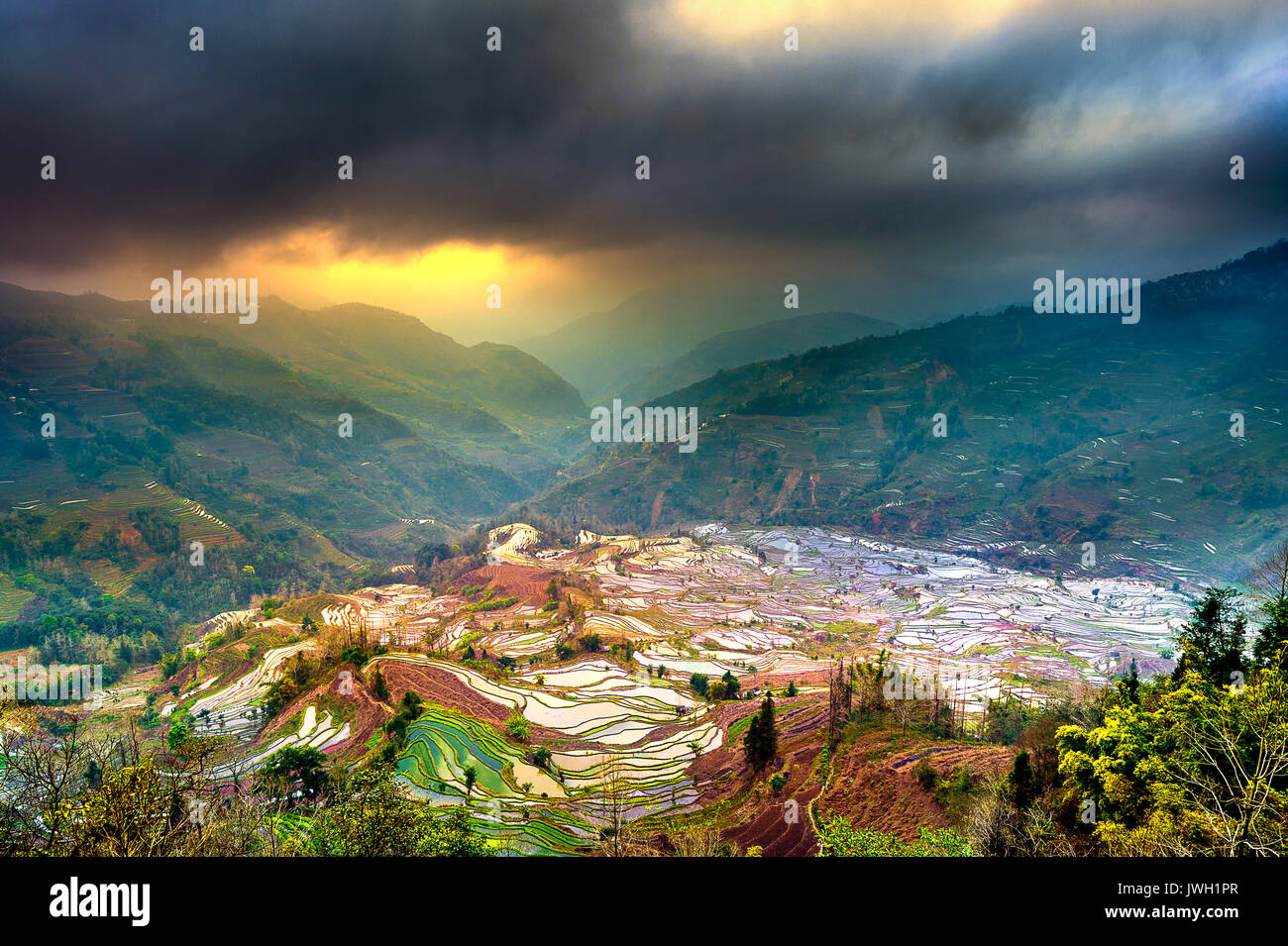 Yuanyang china hi-res stock photography and images - Alamy