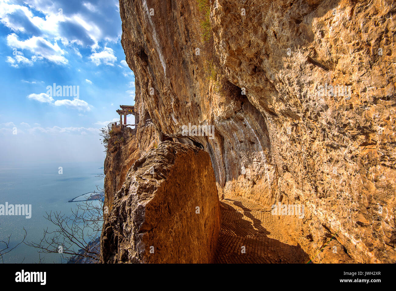 The gate of Xishan Mountain Park in Kunming, Yunnan Province, China ...