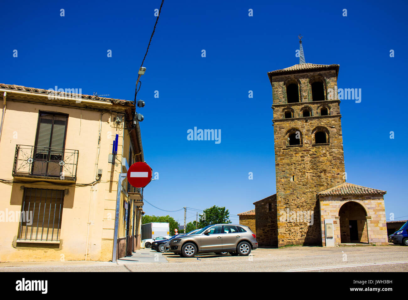 Old little toun in Sapin. Tábara, Castile and León, Spain. Picture ...