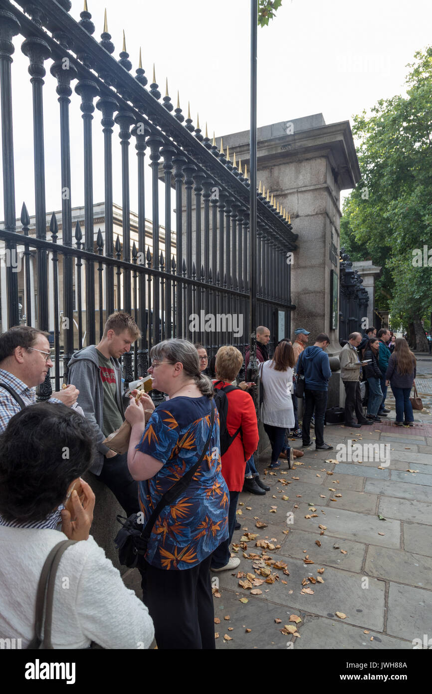 Bloomsbury, London, UK. 12th August 2017. There were queues from 7am on ...