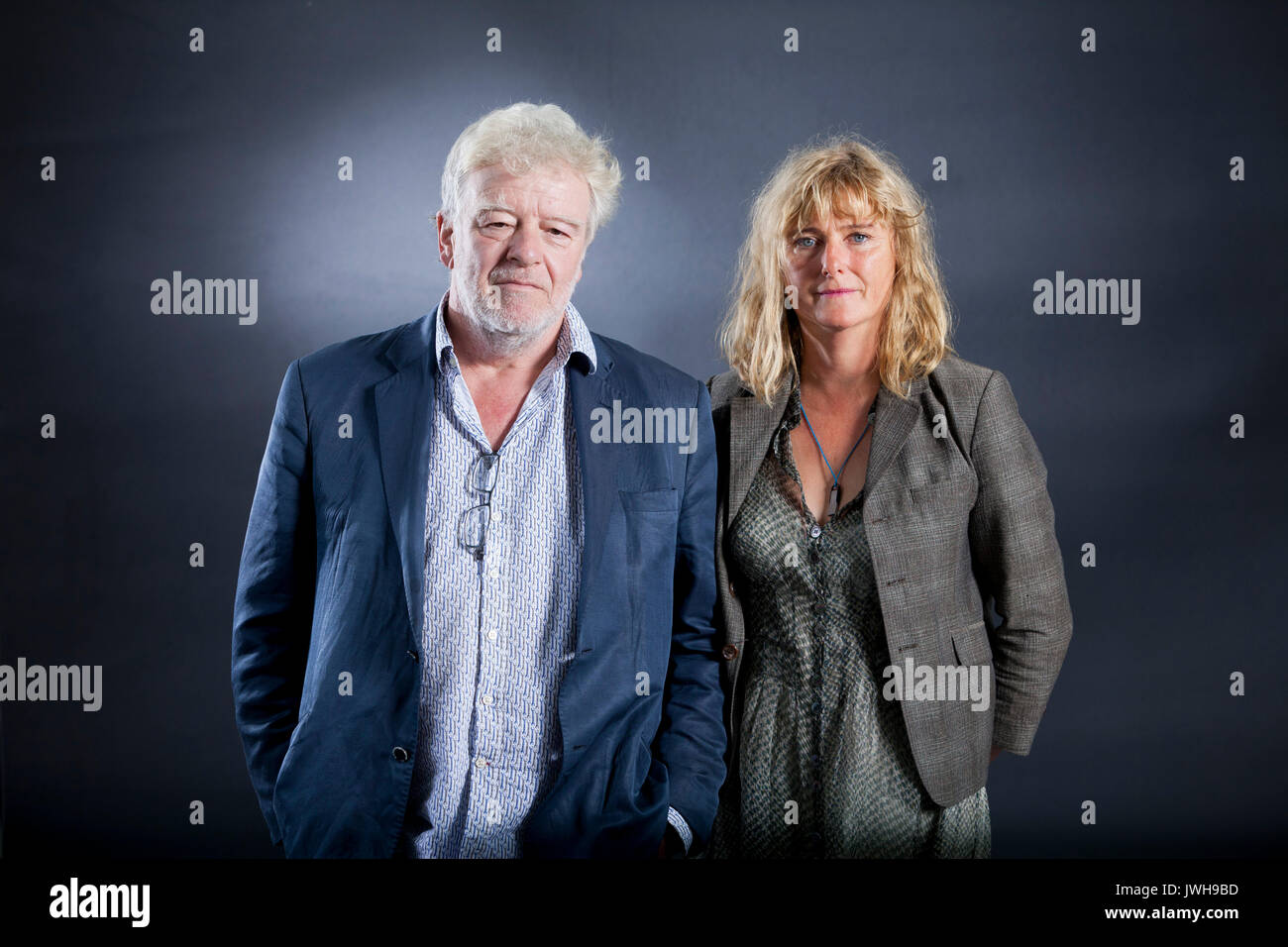 Edinburgh, UK. 12th August 2017. British garden designers Isabel and ...