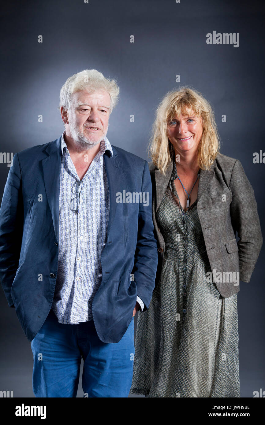 Edinburgh, UK. 12th August 2017. British garden designers Isabel and ...