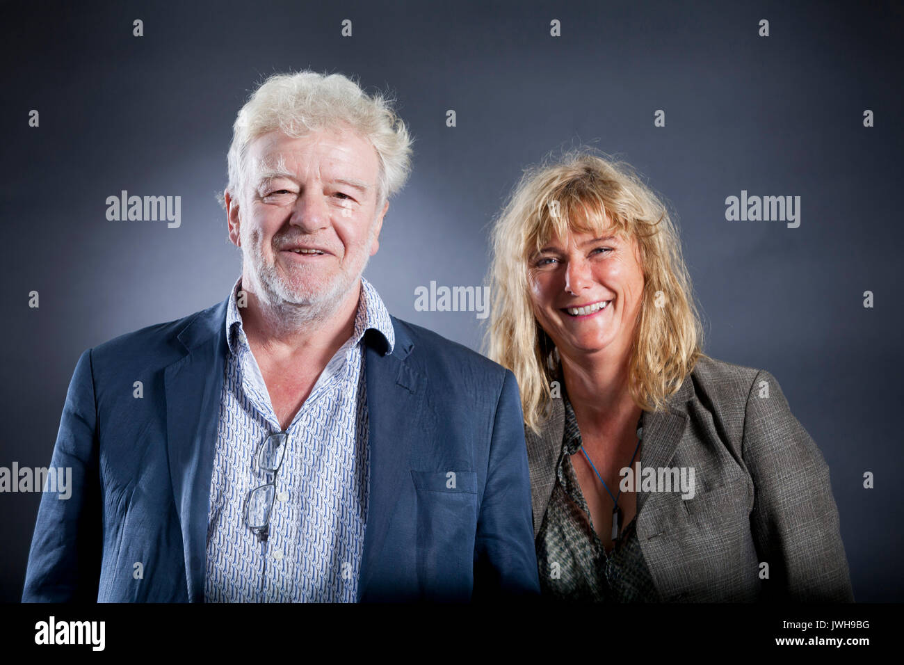 Edinburgh, UK. 12th August 2017. British garden designers Isabel and ...