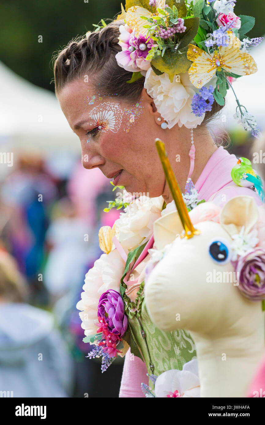 Burley, Hampshire, UK. 12th Aug, 2017. New Forest Fairy Festival ...