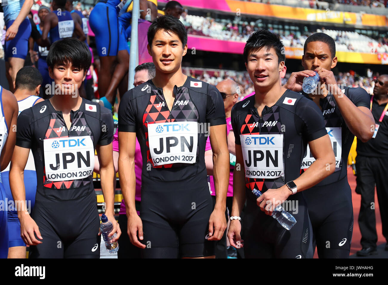 London, UK. 12th Aug, 2017. (L to R) Shuhei Tada, Shota Iizuka ...