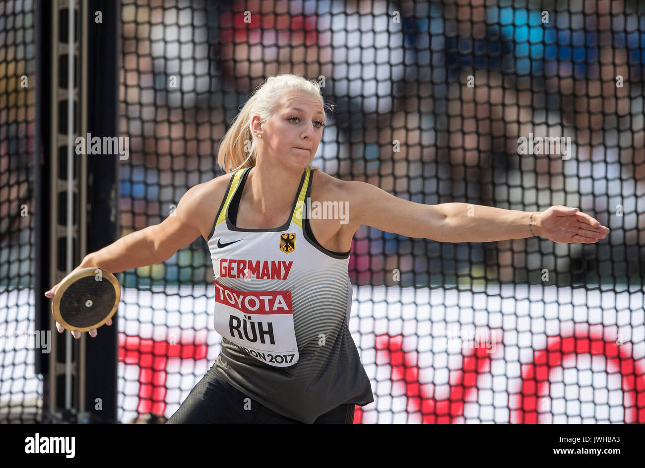 London, Grossbritannien. 11th Aug, 2017. Anna RUEH (RUH), Deutschland ...