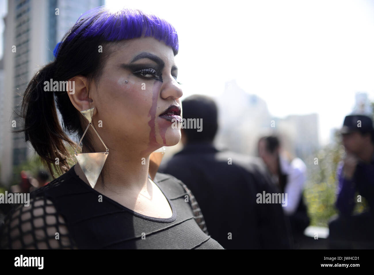 Sao Paulo, Brazil. 12th Aug, 2017. VAMPIRE DAY: Paulistanos celebrate ...