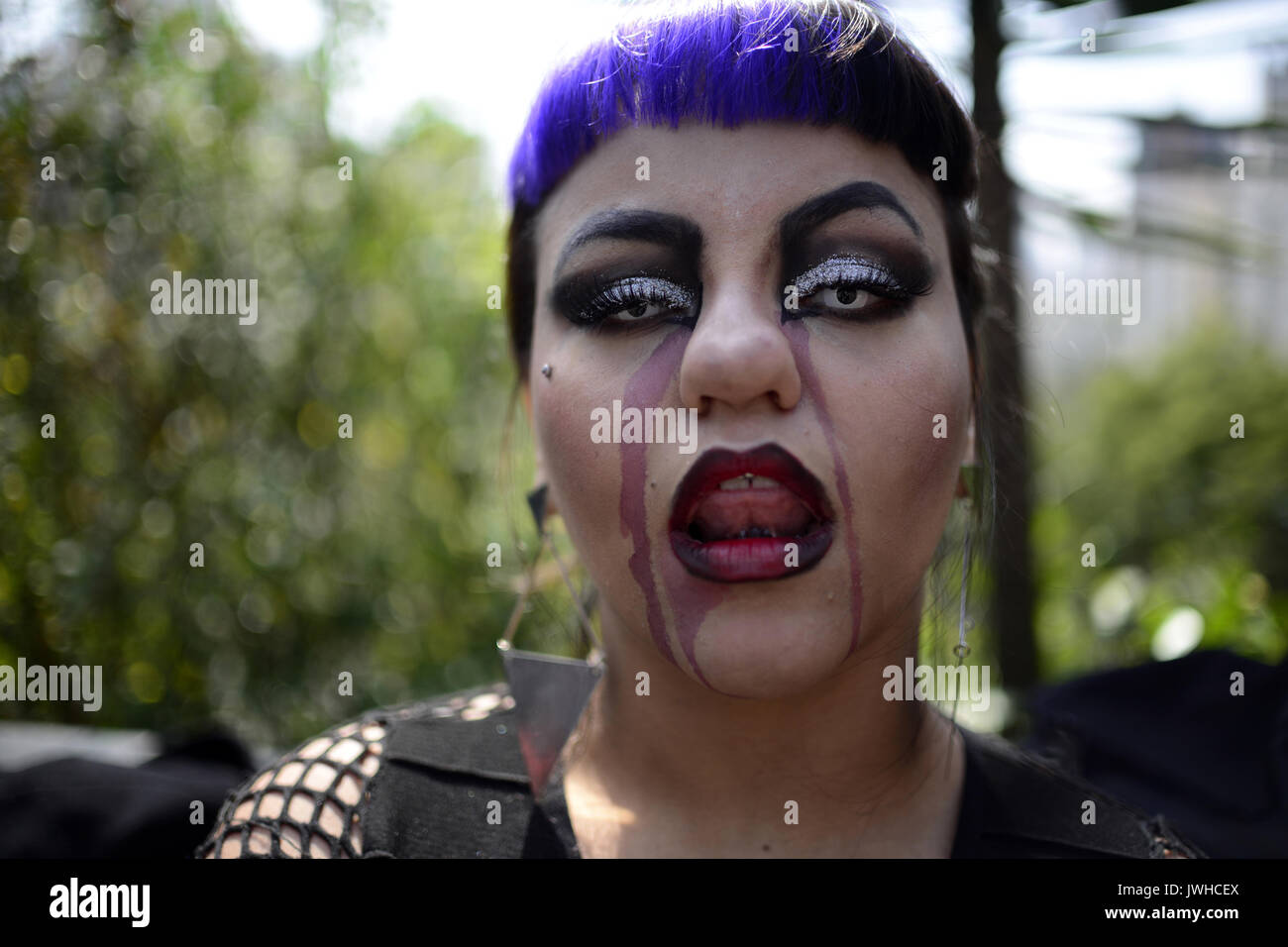 Sao Paulo, Brazil. 12th Aug, 2017. VAMPIRE DAY: Paulistanos celebrate ...