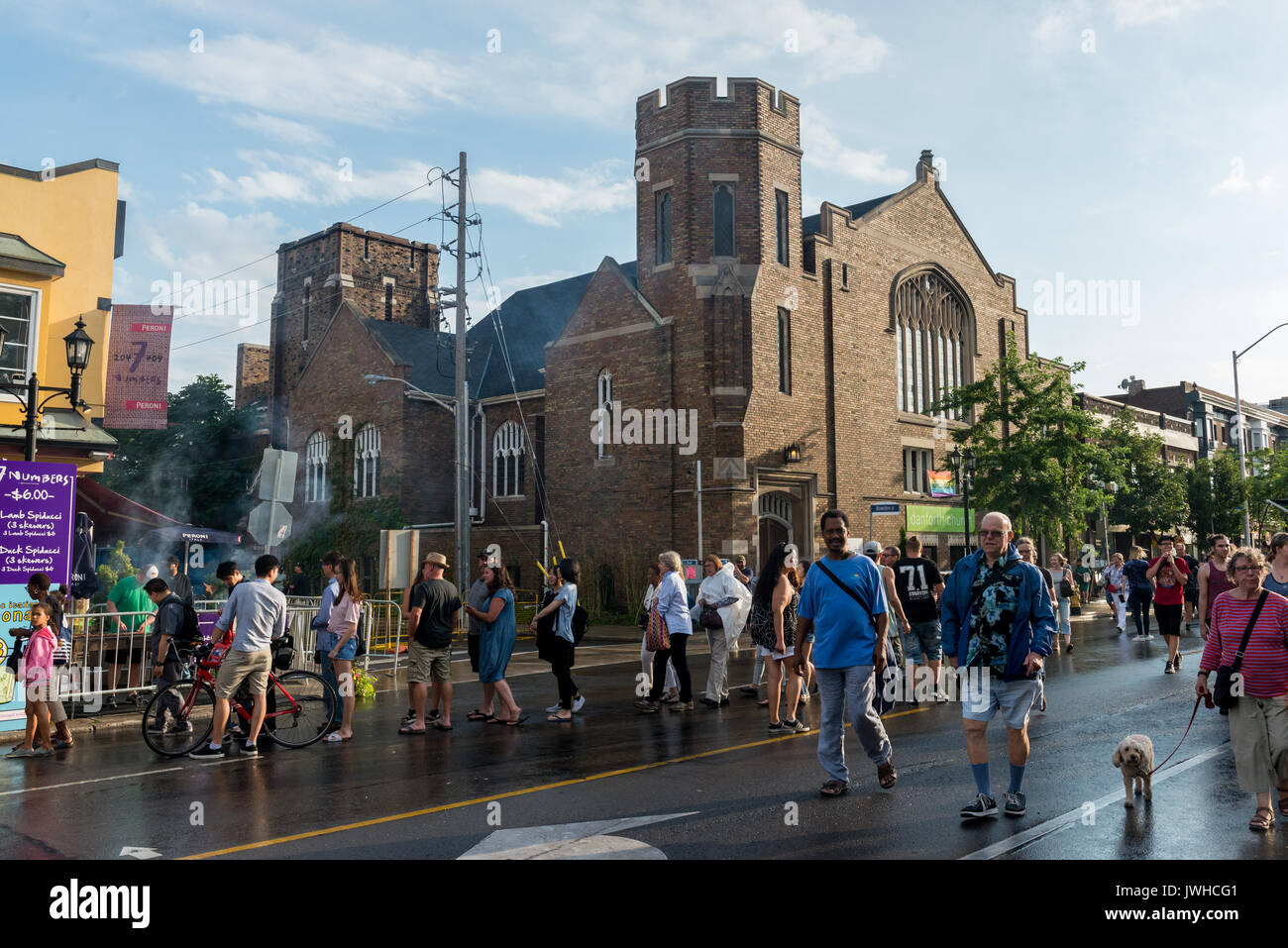 Danforth greek toronto hi-res stock photography and images - Alamy