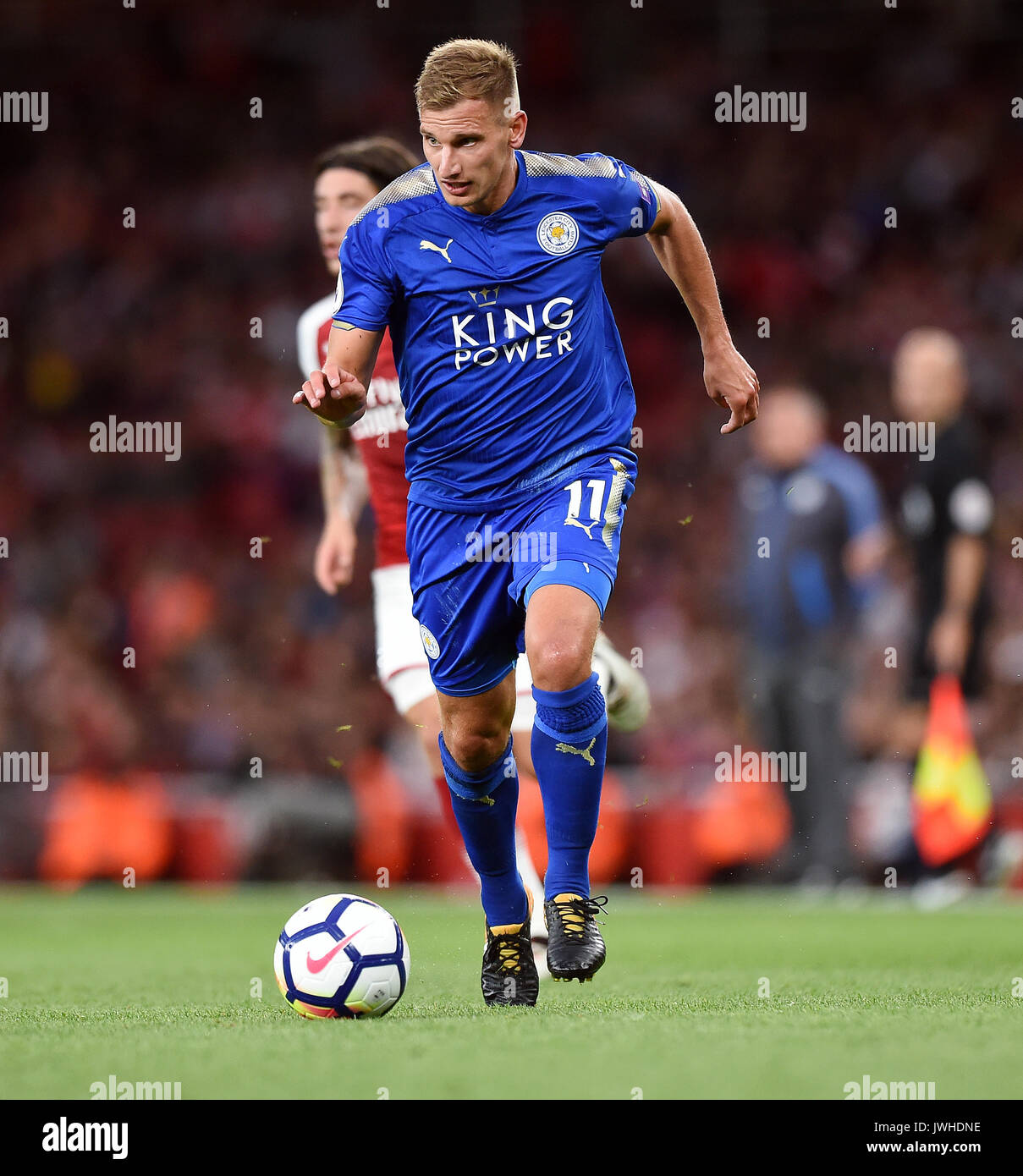 Marc albrighton of leicester city hi-res stock photography and images ...