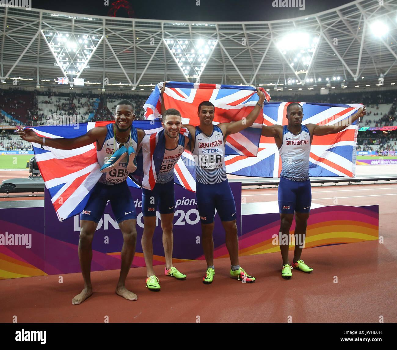 London, UK. 12th Aug, 2017. Nethaneel Mitchell Blake, Daniel Talbot ...