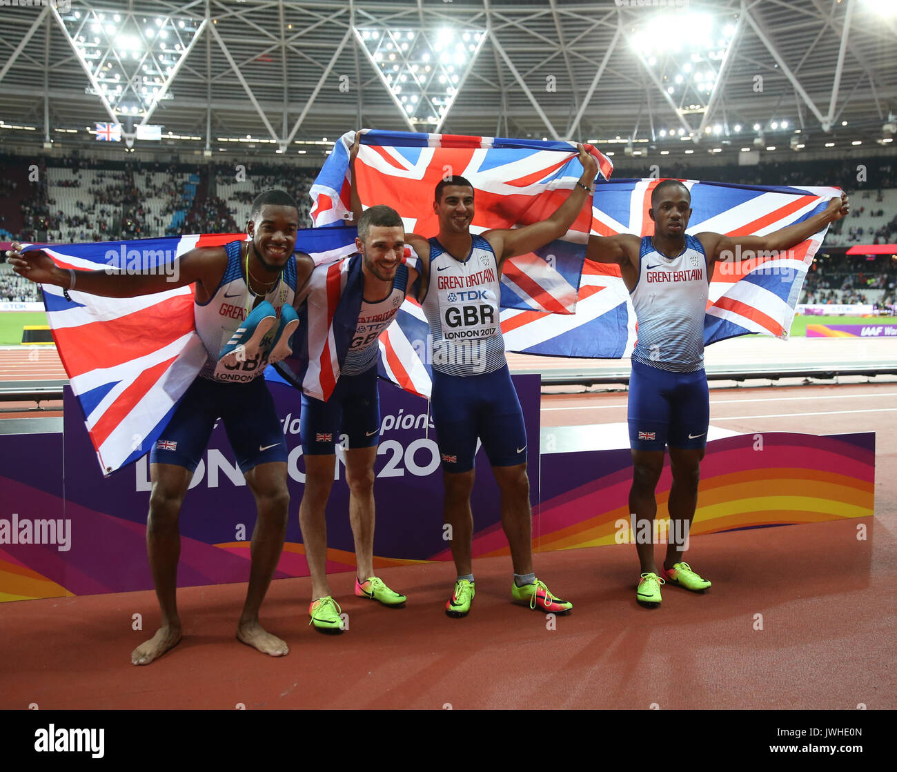 London, UK. 12th Aug, 2017. Nethaneel Mitchell Blake, Daniel Talbot ...