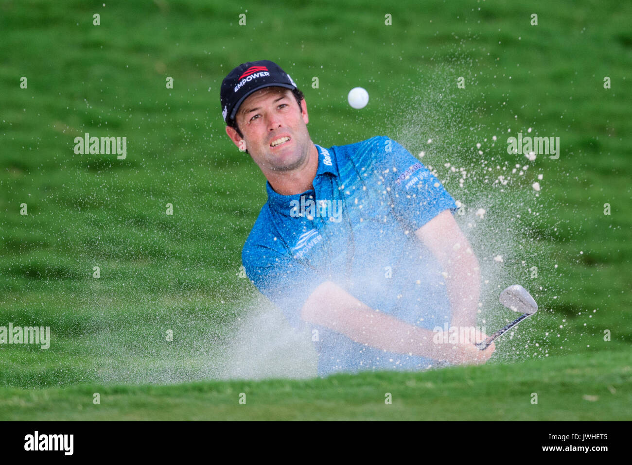 Golfer Robert Streb during the PGA Championship on Saturday August 12 ...