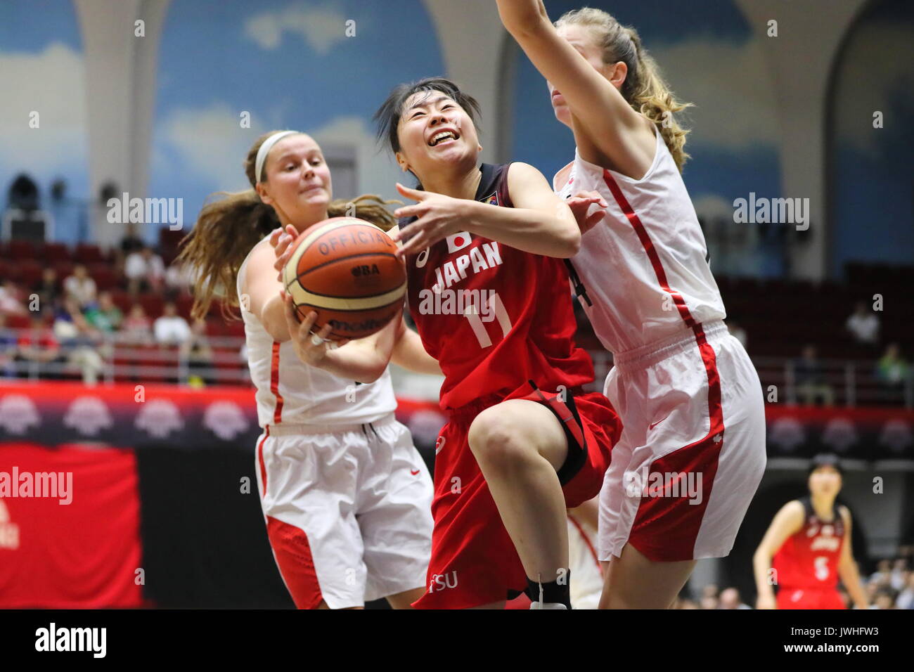 Katayanagi Arena, Tokyo, Japan. 12th Aug, 2017. Nichika Taniguchi (JPN ...