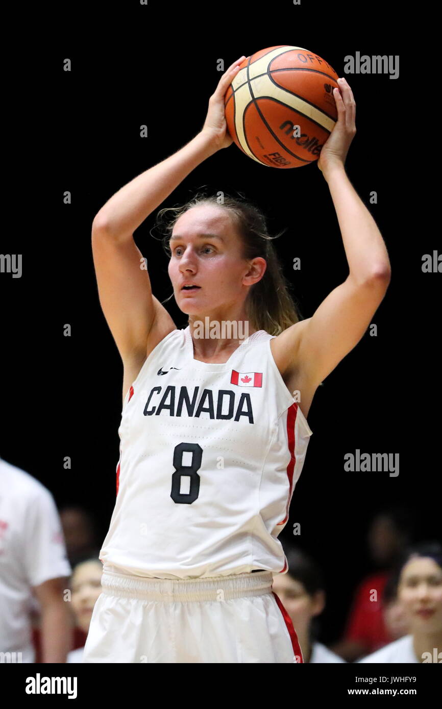 Katayanagi Arena, Tokyo, Japan. 12th Aug, 2017. Megan Lindquist (CAN ...