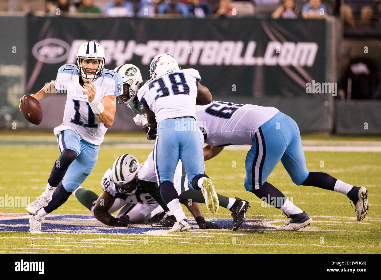 August 12, 2017, Tennessee Titans quarterback Alex Tanney (11 ...