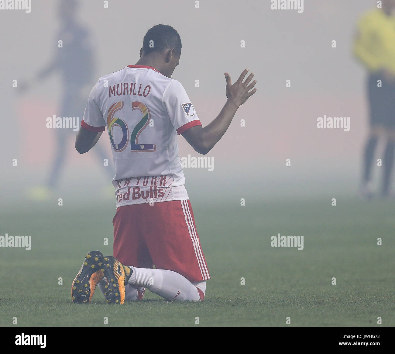 August 12, 2017: New York Red Bulls defender Michael Murillo (62 ...